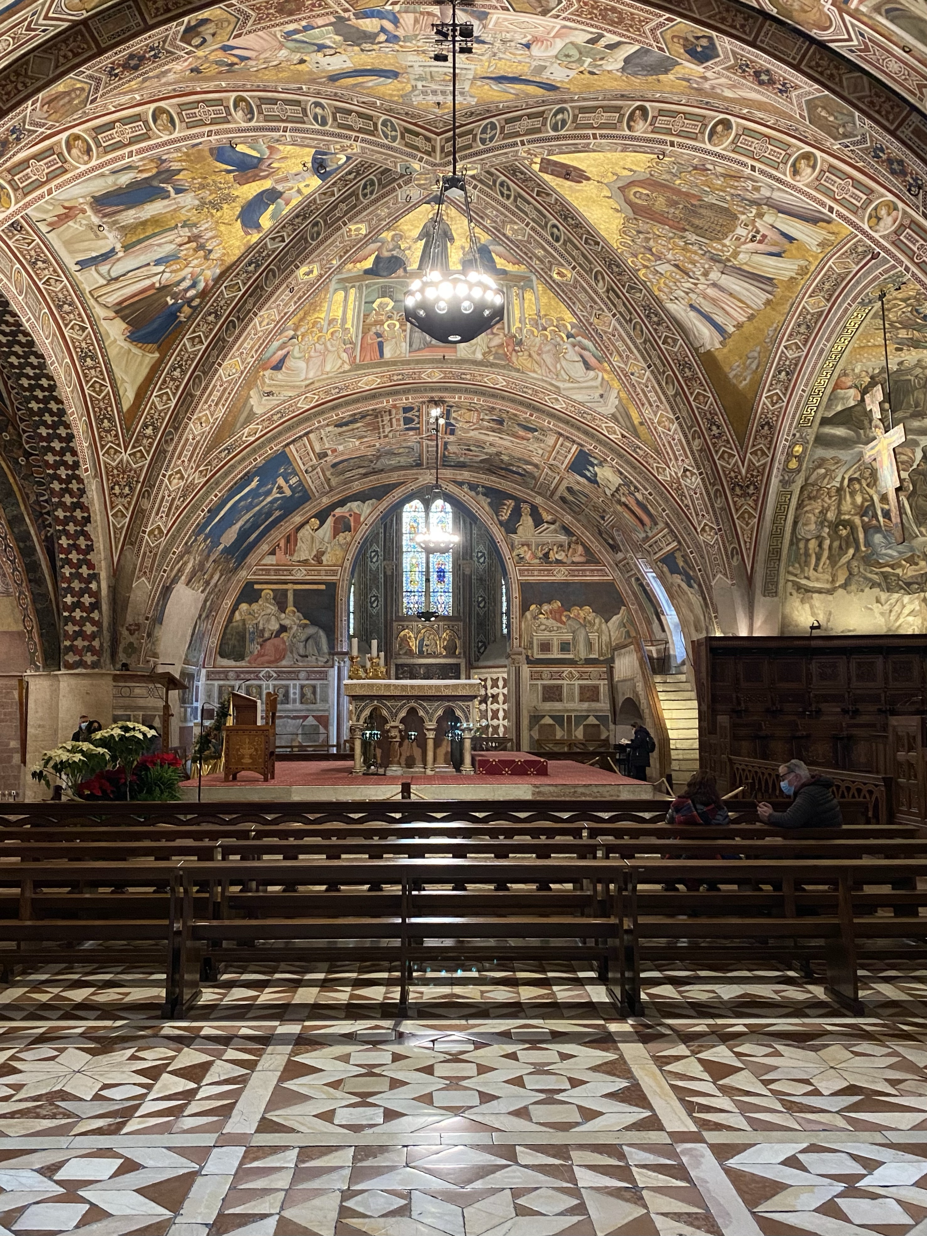 St. Francis of Assisi; the lower church frescoes | get back, lauretta!